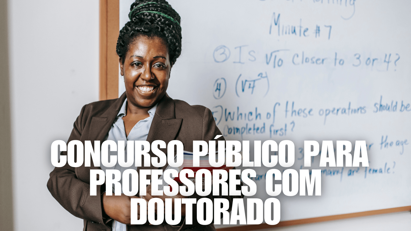 UFPA abre concurso público para professores com doutorado: três vagas ...