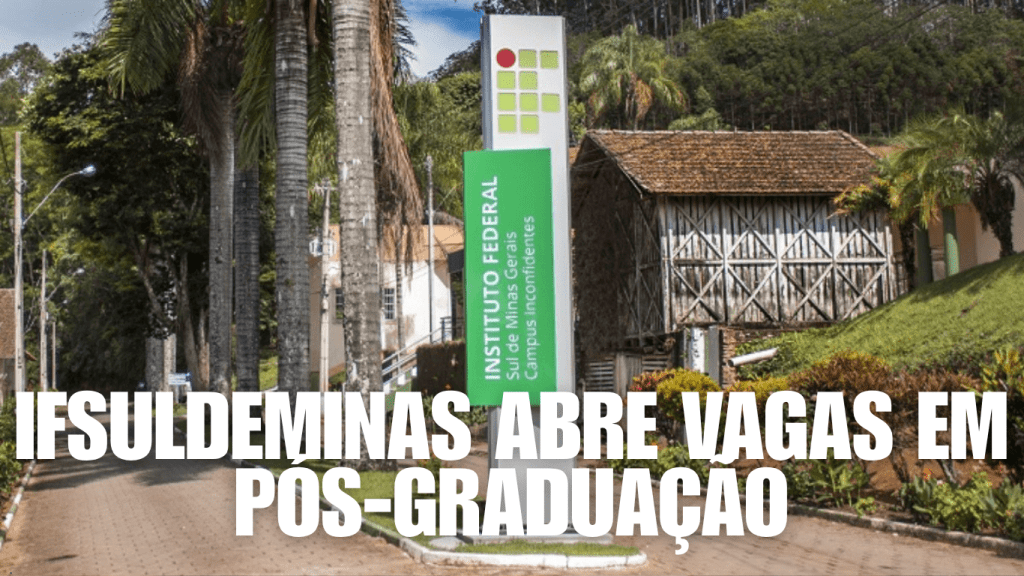 IFSULDEMINAS abre 610 vagas em pós-graduação EAD gratuita para 2026 ...