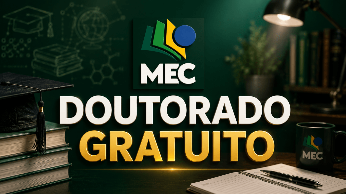 Doutorado gratuito pelo MEC em maio de 2026: veja como encontrar vagas ...