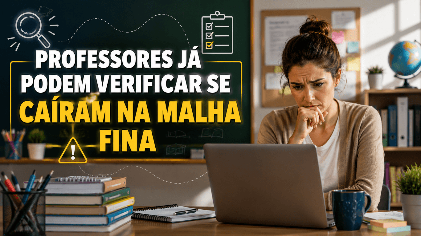 Professores: veja como descobrir se caíram na malha fina do IR 2026 ...