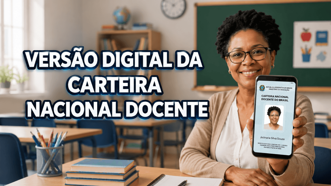 Professores já podem emitir a versão digital da Carteira Nacional ...